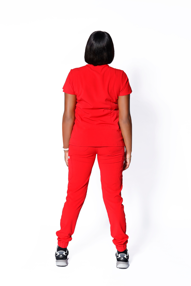 TRU RED HIGH WAISTED JOGGER – VIBEZ